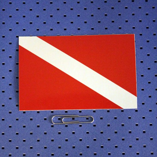 Scuba Diver Down Vinyl Sticker Decal With Dive Flag for Tank - Etsy