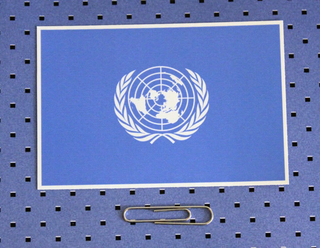 United Nations Flag Sticker - Etsy
