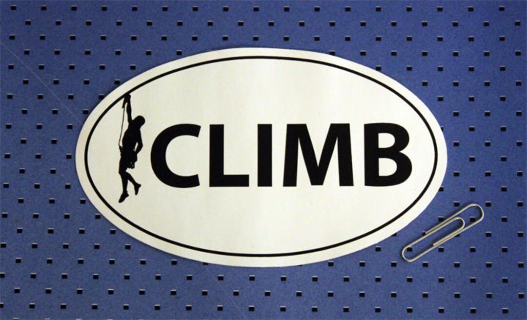 Climb Bumper Sticker - Etsy