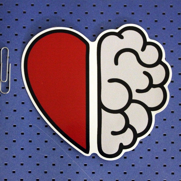 Half Brain Half Heart - Etsy