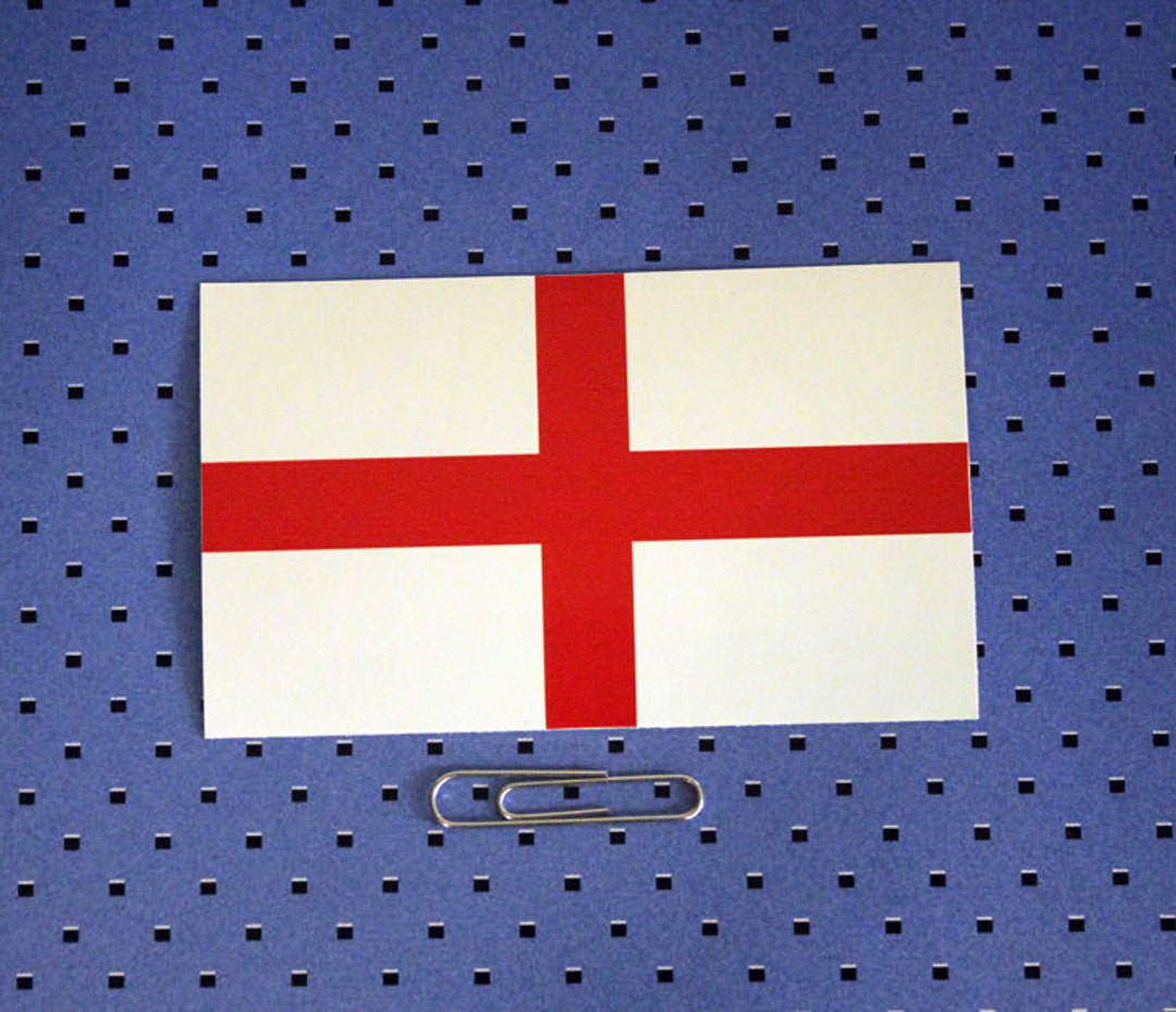 England Flag Bumper Sticker - Etsy