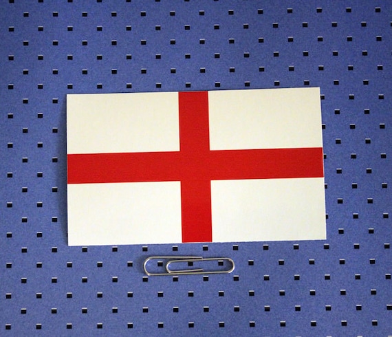 England Flag Bumper Sticker | Etsy