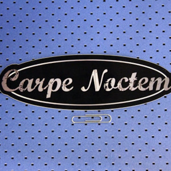Carpe Noctem - Etsy