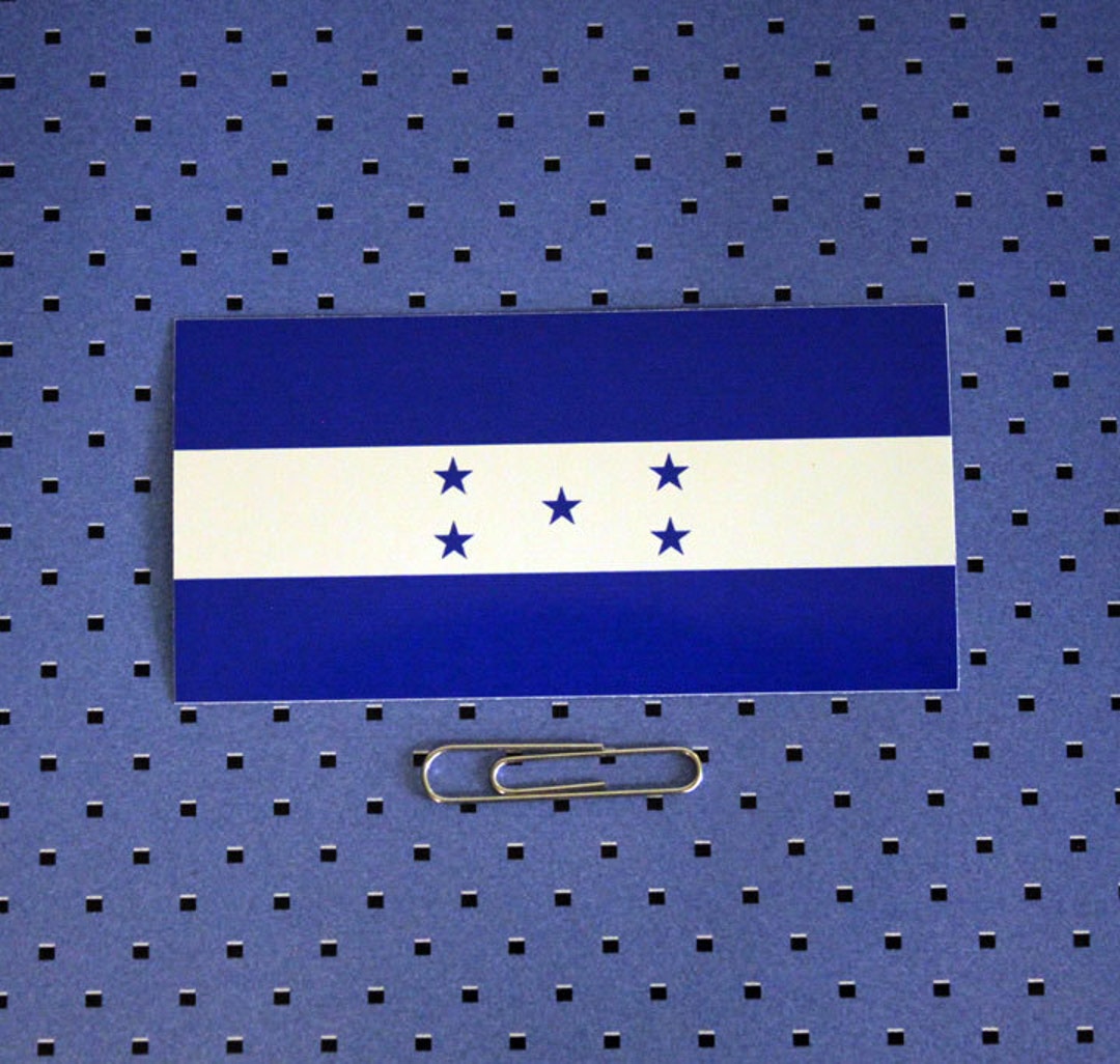 Honduras Flag Bumper Sticker - Etsy