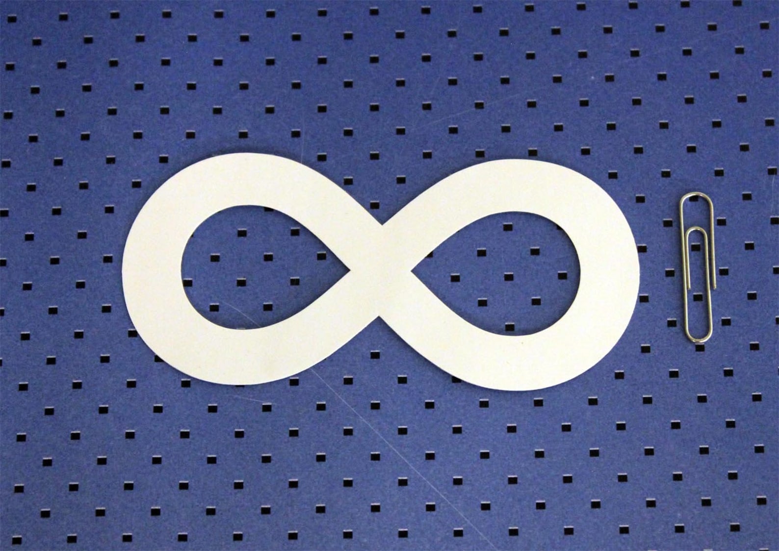 Infinity Symbol White Bumper Sticker - Etsy