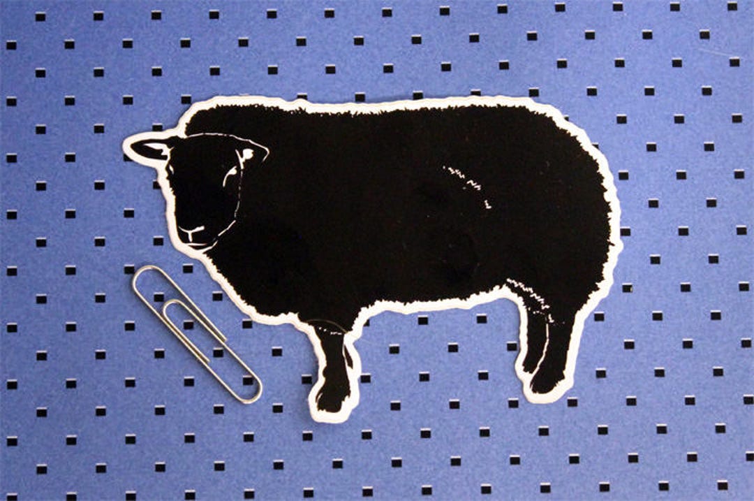 Black Sheep Bumper Sticker - Etsy