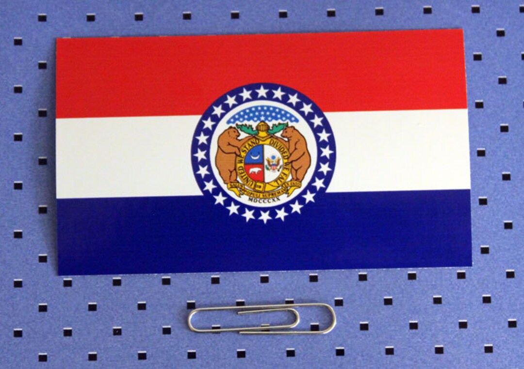 Missouri State Flag Sticker - Etsy