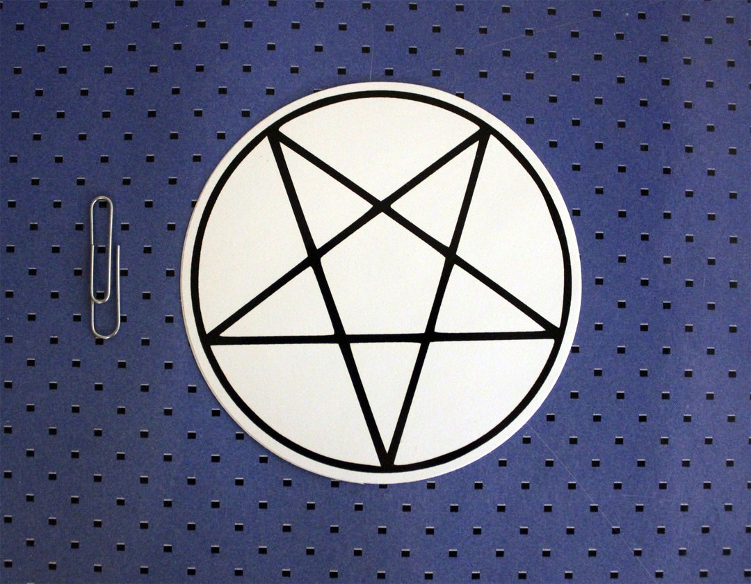 Pentagram Bumper Sticker - Etsy