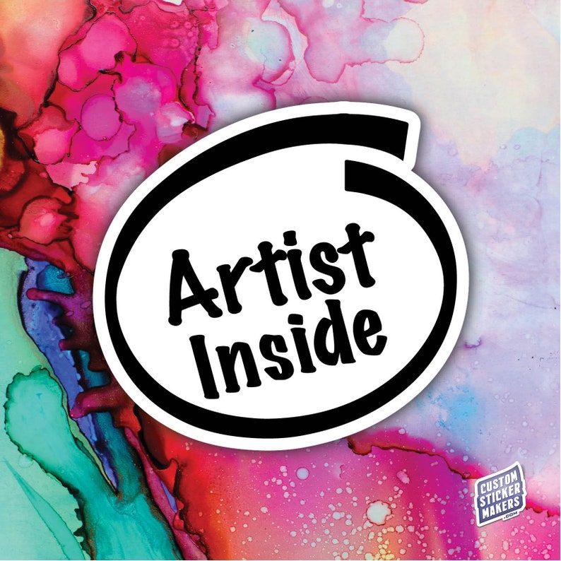 Artist Inside Bumper Sticker - Etsy
