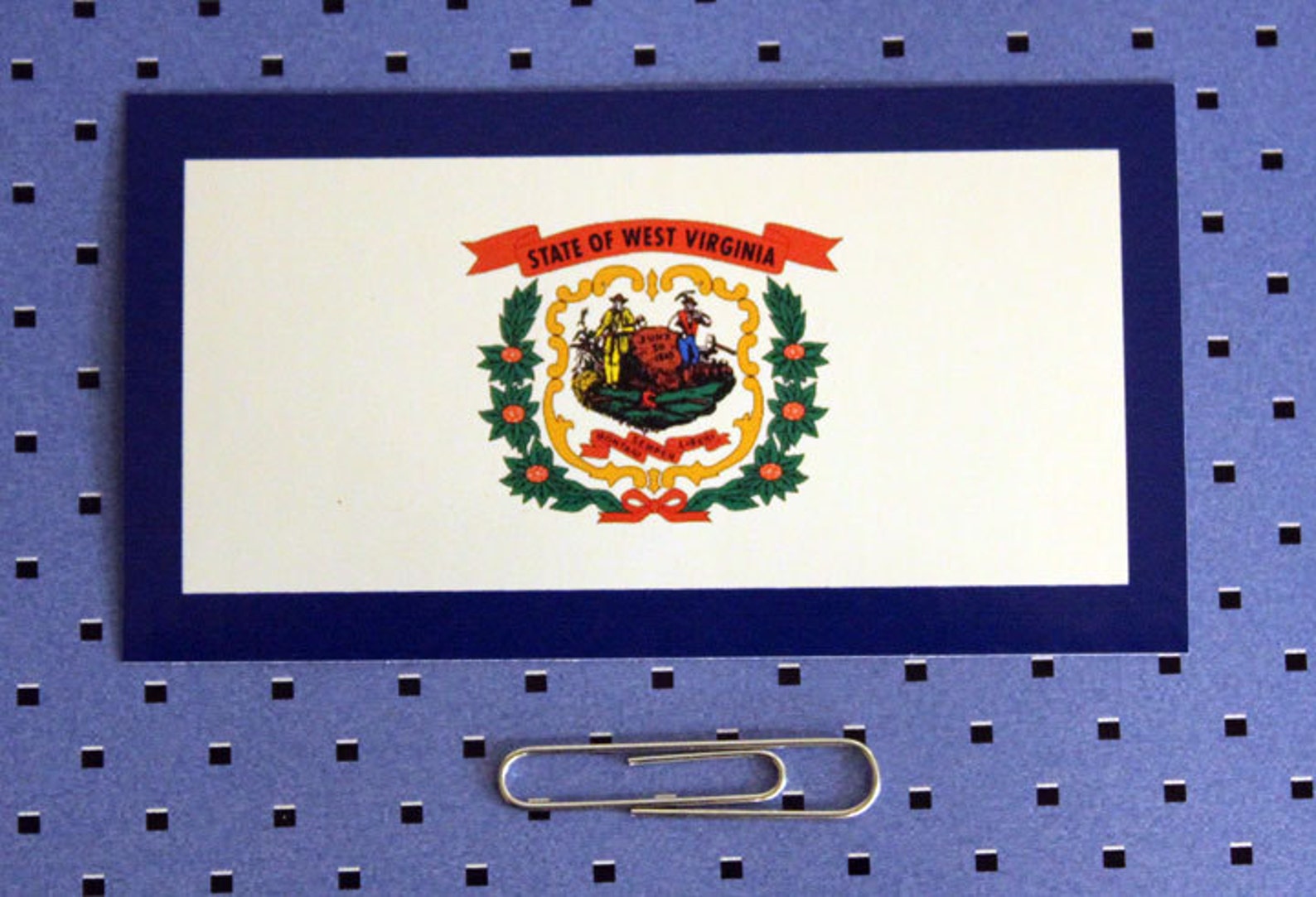 West Virginia State Flag Sticker - Etsy