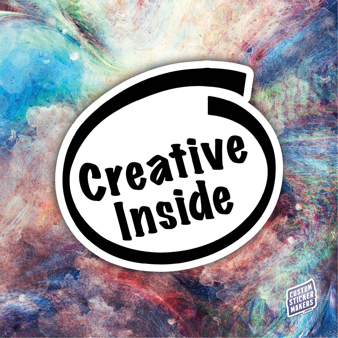 Creative Inside Bumper Sticker | Etsy