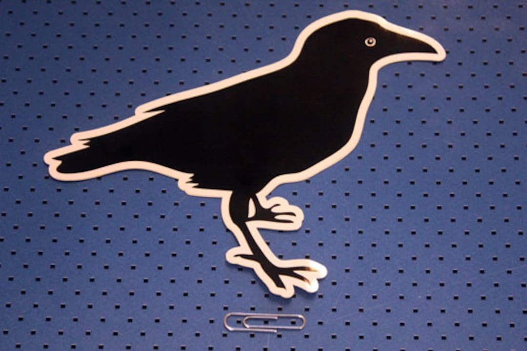 Raven Bumper Sticker - Etsy