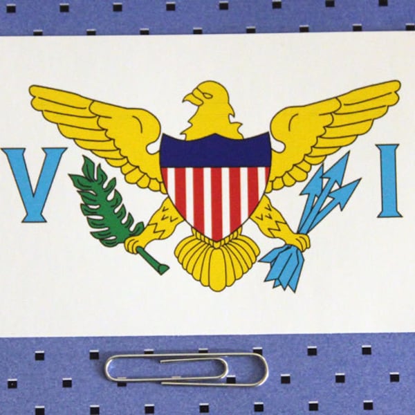 Virgin Island Flag Stickers - Etsy