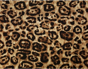 Leopard fabric | Etsy