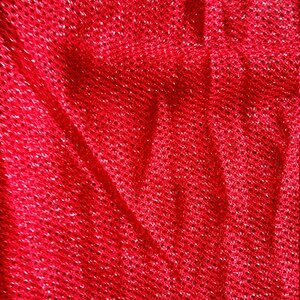 Red Glitter Net Mesh Fabric, Sold by the Yard. Costume and Dancewear ...
