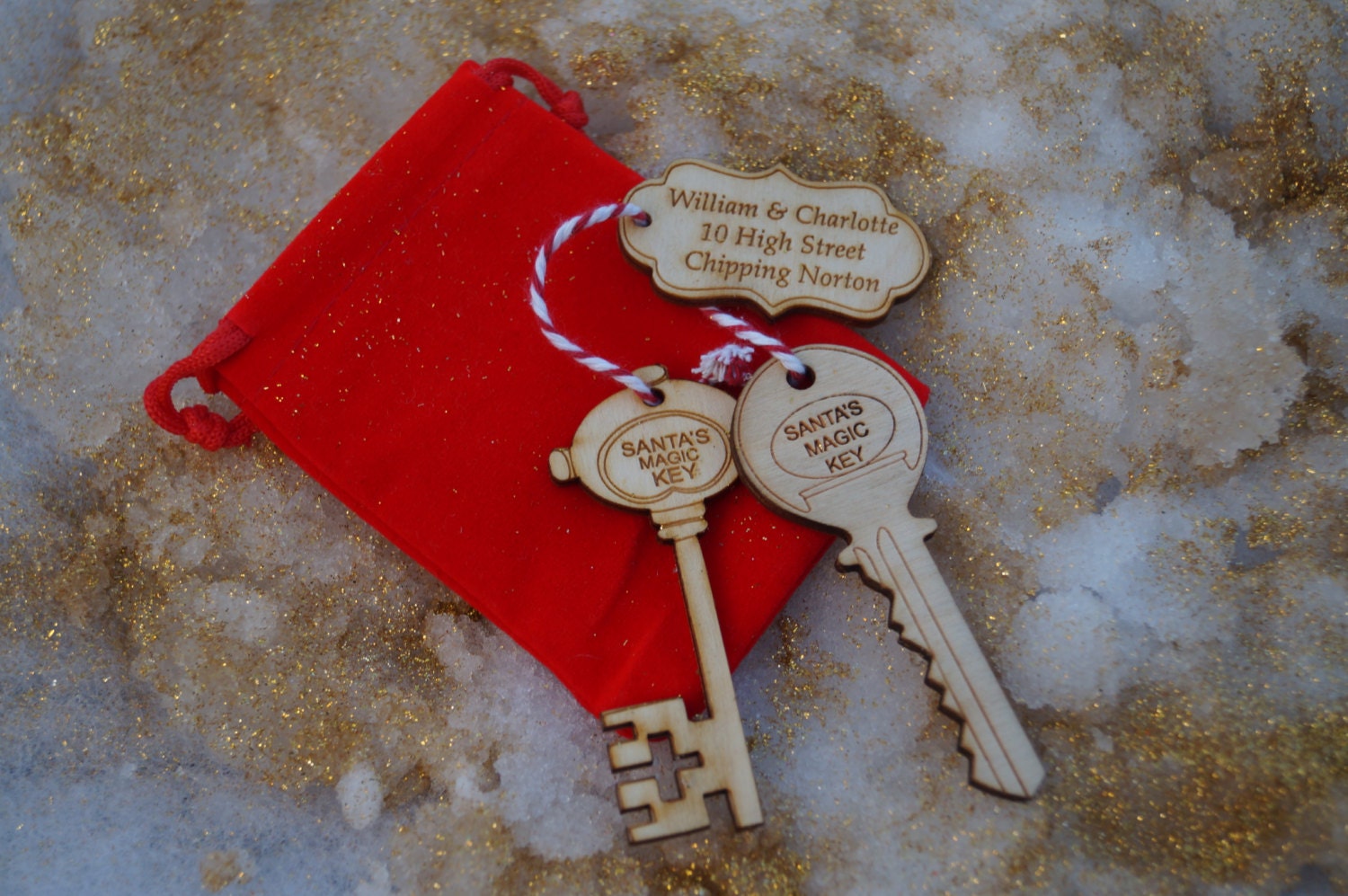 Santa's Magic Key With Personalised Tag Father Christmas - Etsy