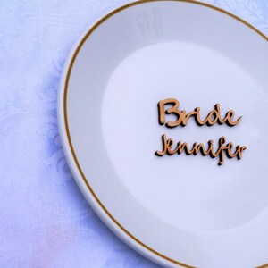 Wooden Name Place Setting, Wooden Wedding Place Name, Wedding Place ...