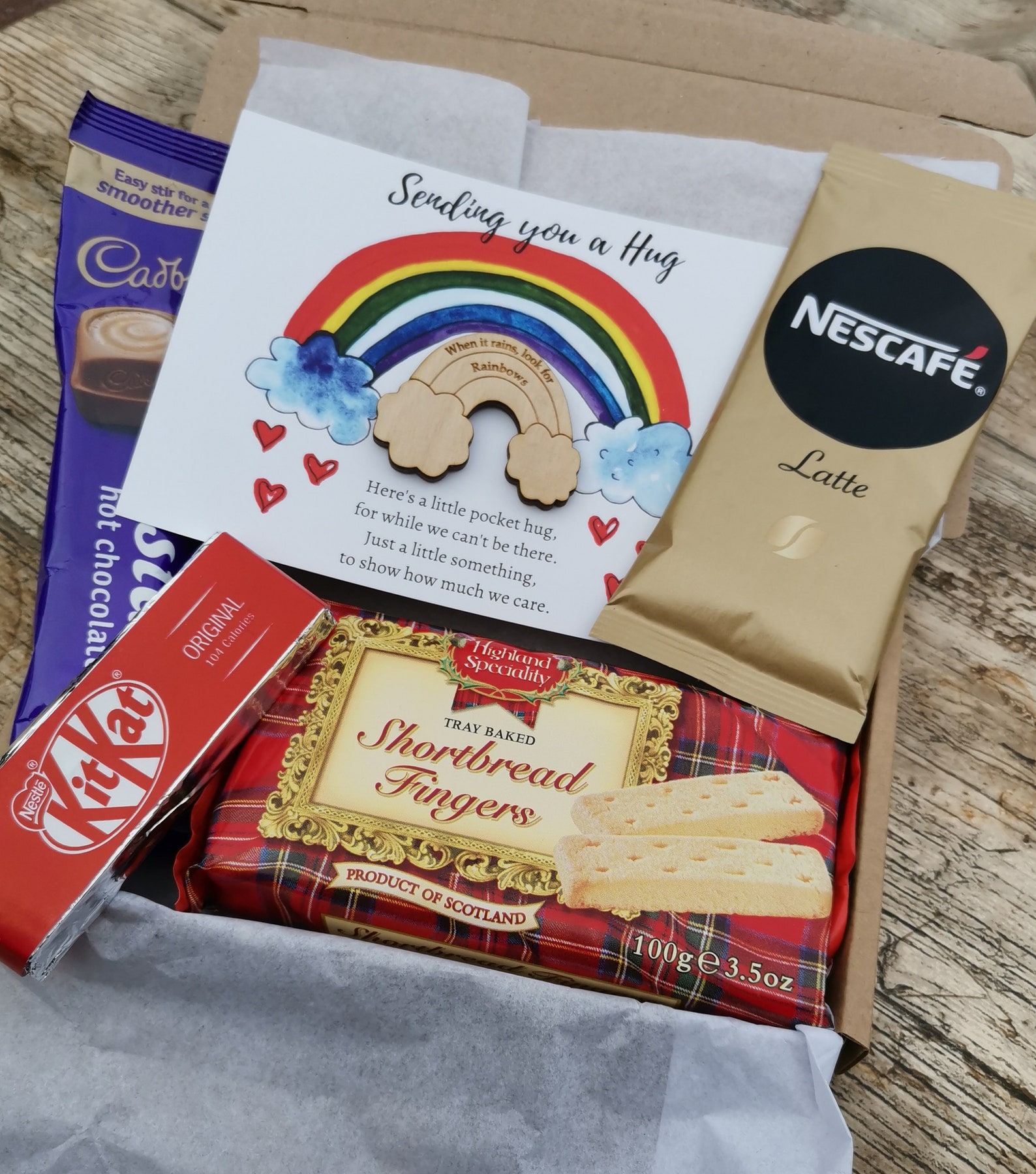 Hug in a Box Thinking of You Gift Ideas Letterbox Gifts - Etsy UK