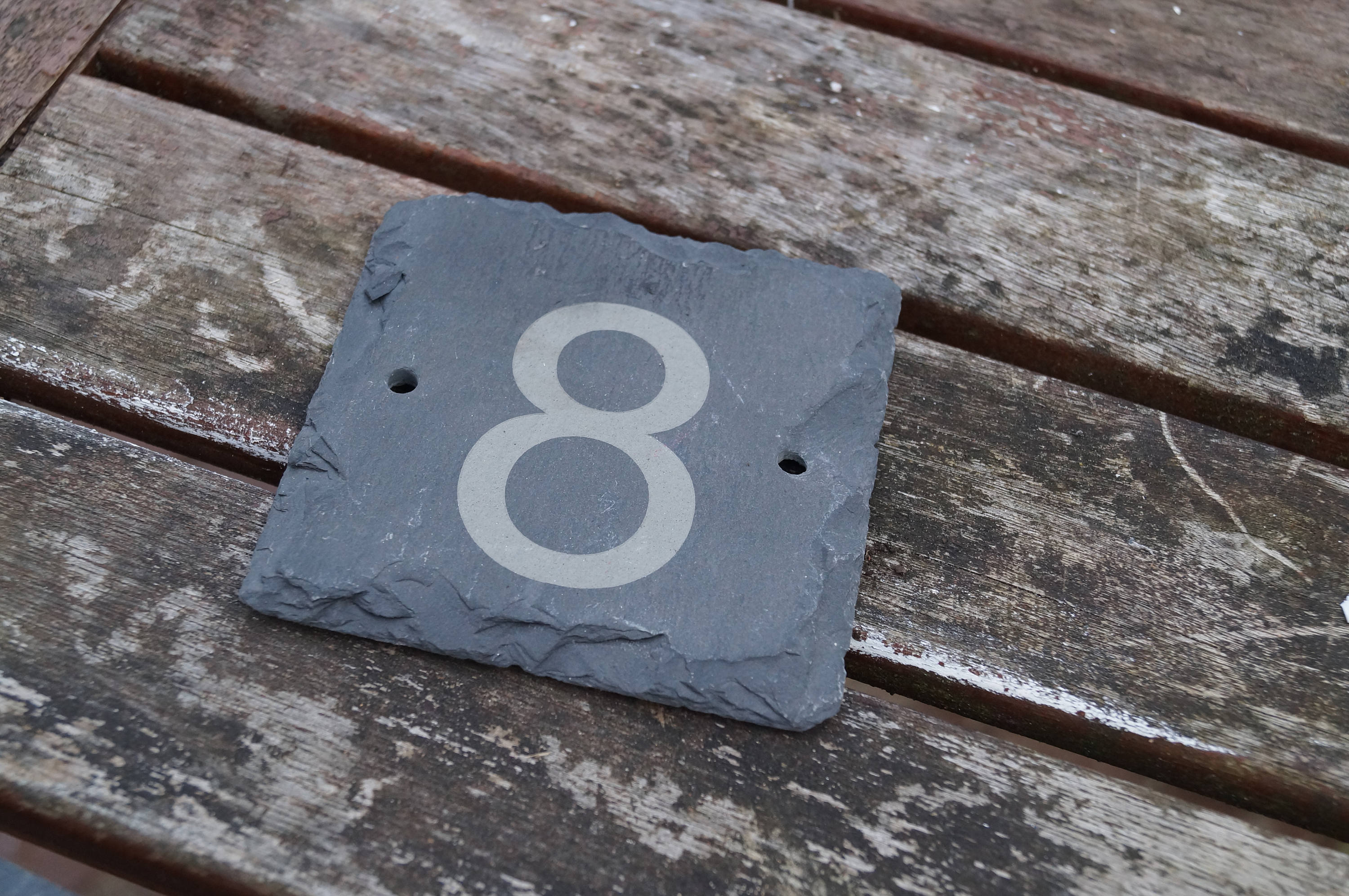 Slate House Numbers House Number Personalised Slate Sign - Etsy UK