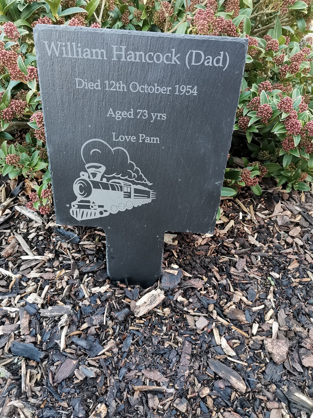 Personalised Memorial Plaque, Grave Stone, Grave Marker, Memorial Gift ...