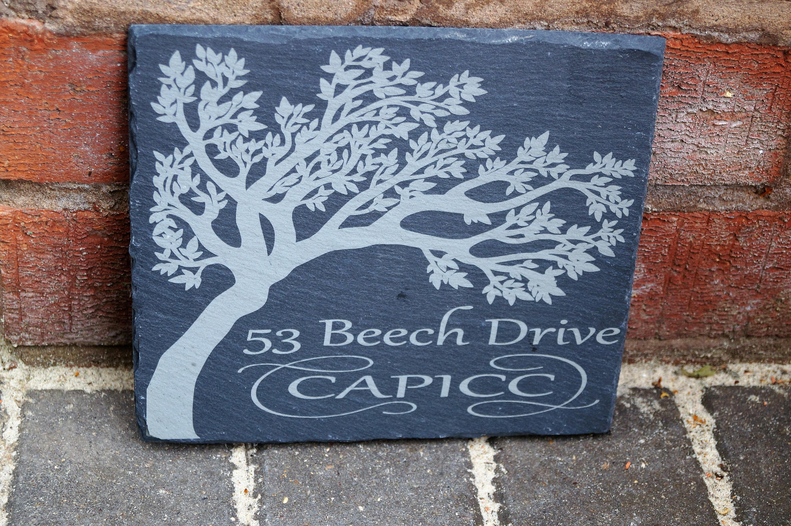 Slate House Signstable Sign Personalised Slate Sign Bespoke | Etsy UK