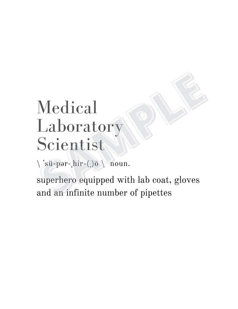 Digital Print - Mls-medical Laboratory Scientist - Laboratory Scientist ...