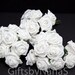 White Foam Roses, Large White Roses, Bulk Silk Flowers, Cheap Silk ...