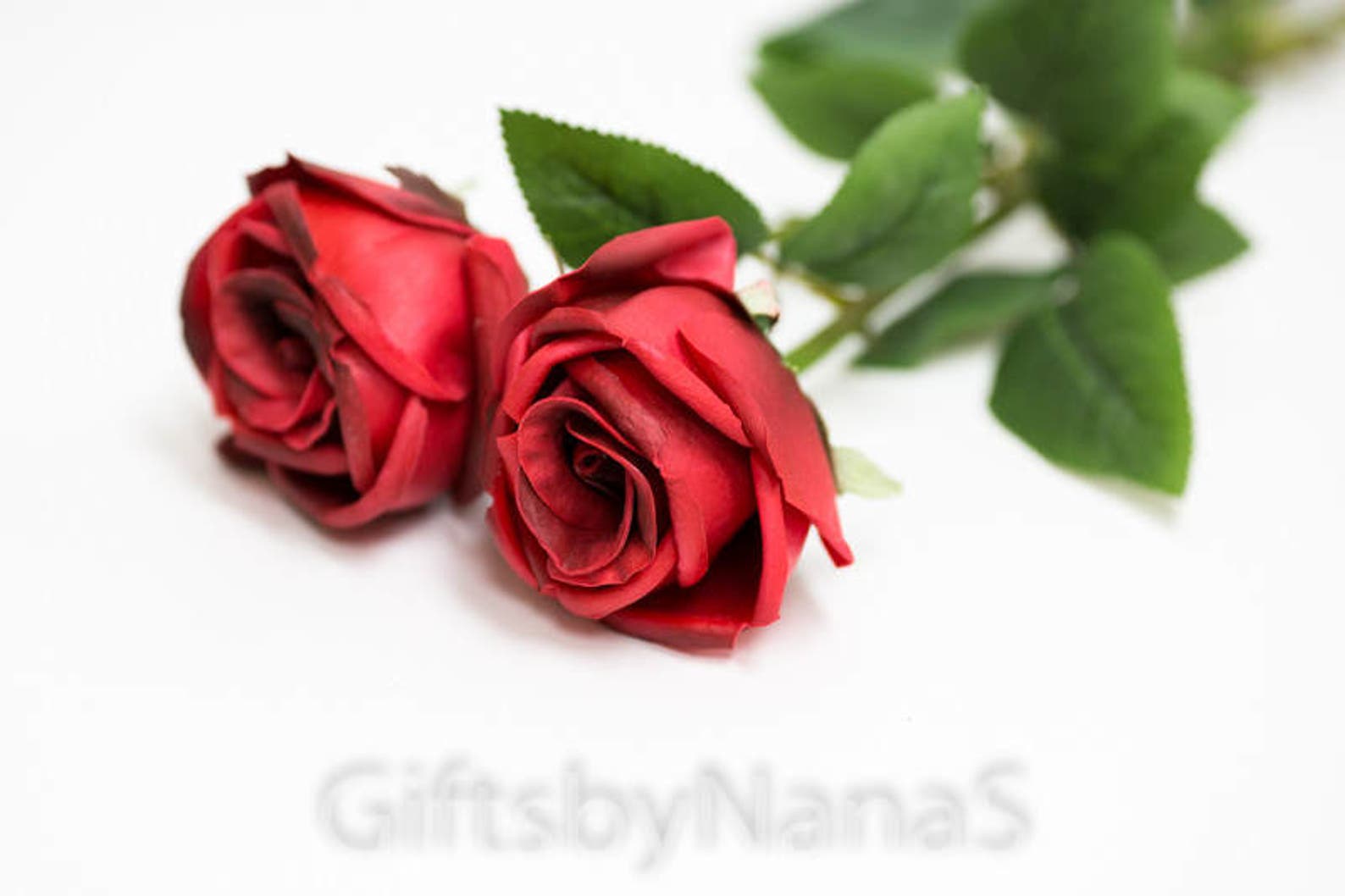 Red Real Touch Flowers Real Touch Roses Dark Red Silk Roses - Etsy