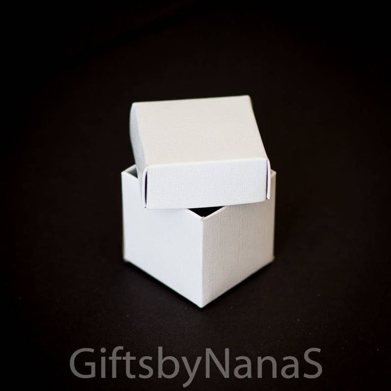 White Favor Box 6pc Party Favor Box Cardboard Favor Box With - Etsy
