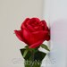 Red Real Touch Flowers, Real Touch Roses, Christmas Decorations ...