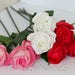 Red Real Touch Flowers Real Touch Roses Christmas - Etsy