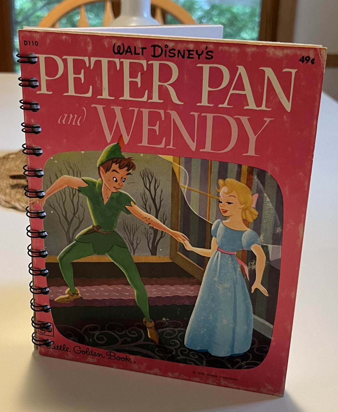 Peter Pan and Wendy Journal: Upcycled Little Golden Book - Etsy
