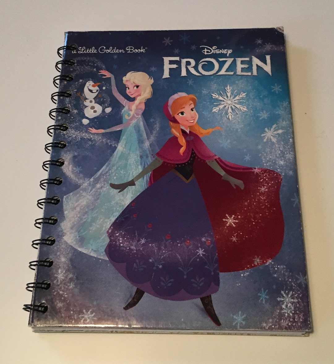 Frozen Journal: Upcycled Little Golden Book - Etsy