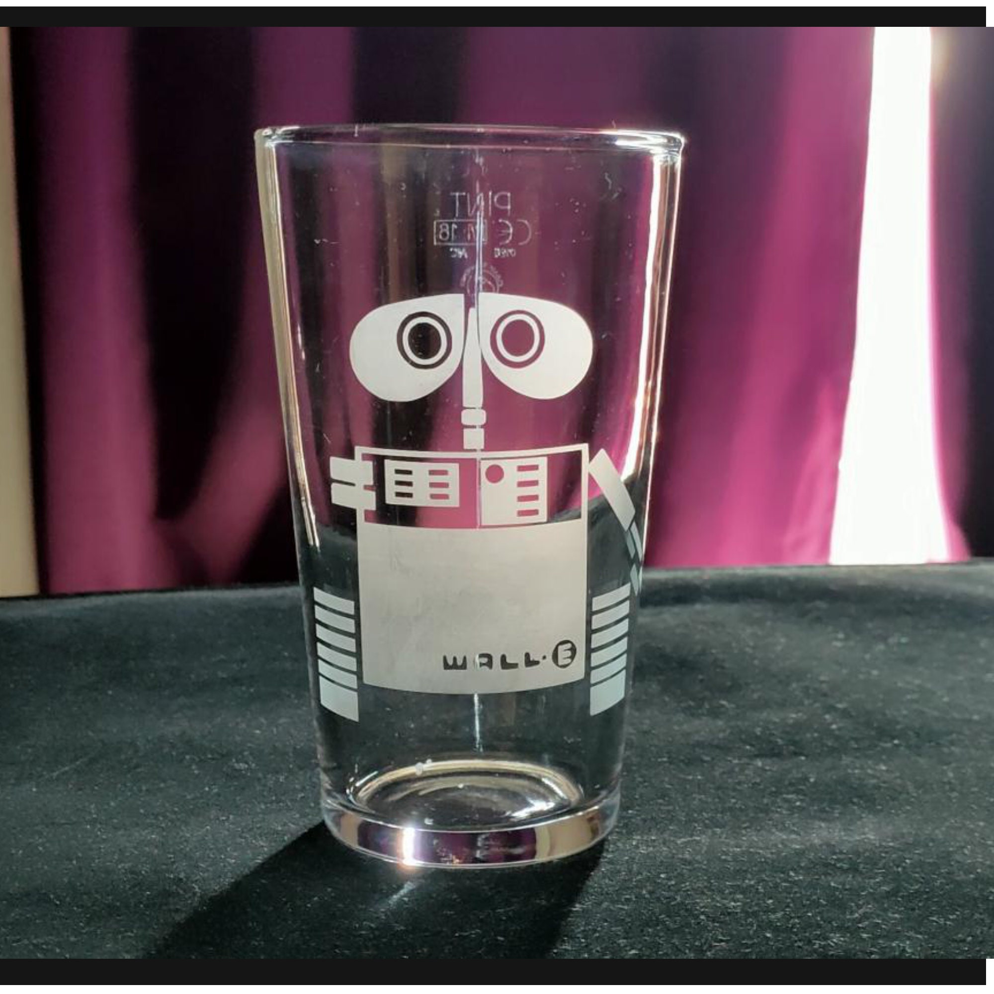 Wall-e Gift Beer Pintglass Custom Pixar Pint Glass Etching - Etsy