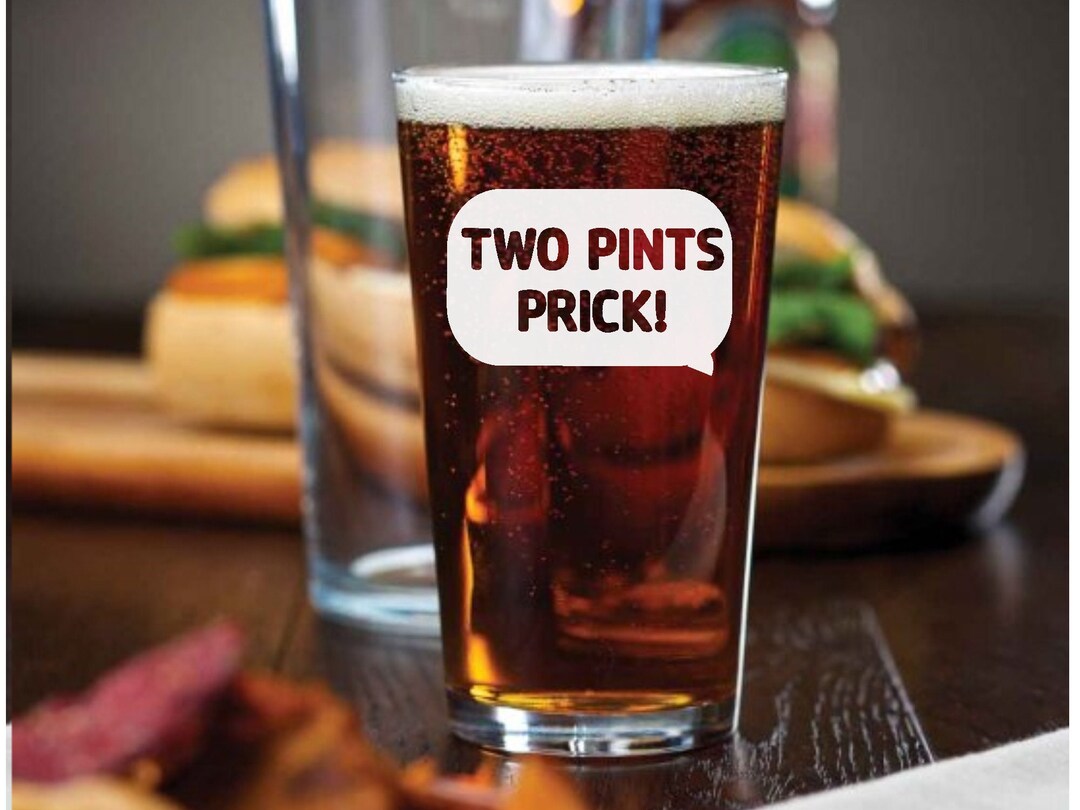 Still Game Best Friend Gift Beer Pintglass Two Pints Prick Design Prick ...