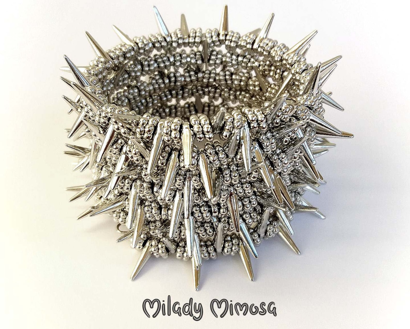 Spike Barb Wire Bracelet, Punk Rock Bracelet, Spike Cuff, Woman Gothic ...