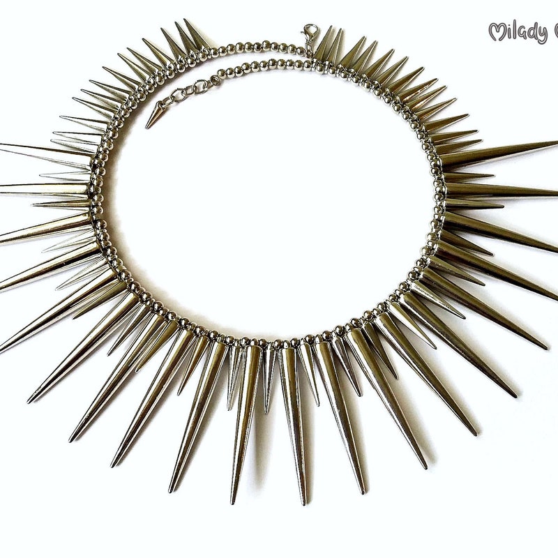 Spiked Choker - Etsy