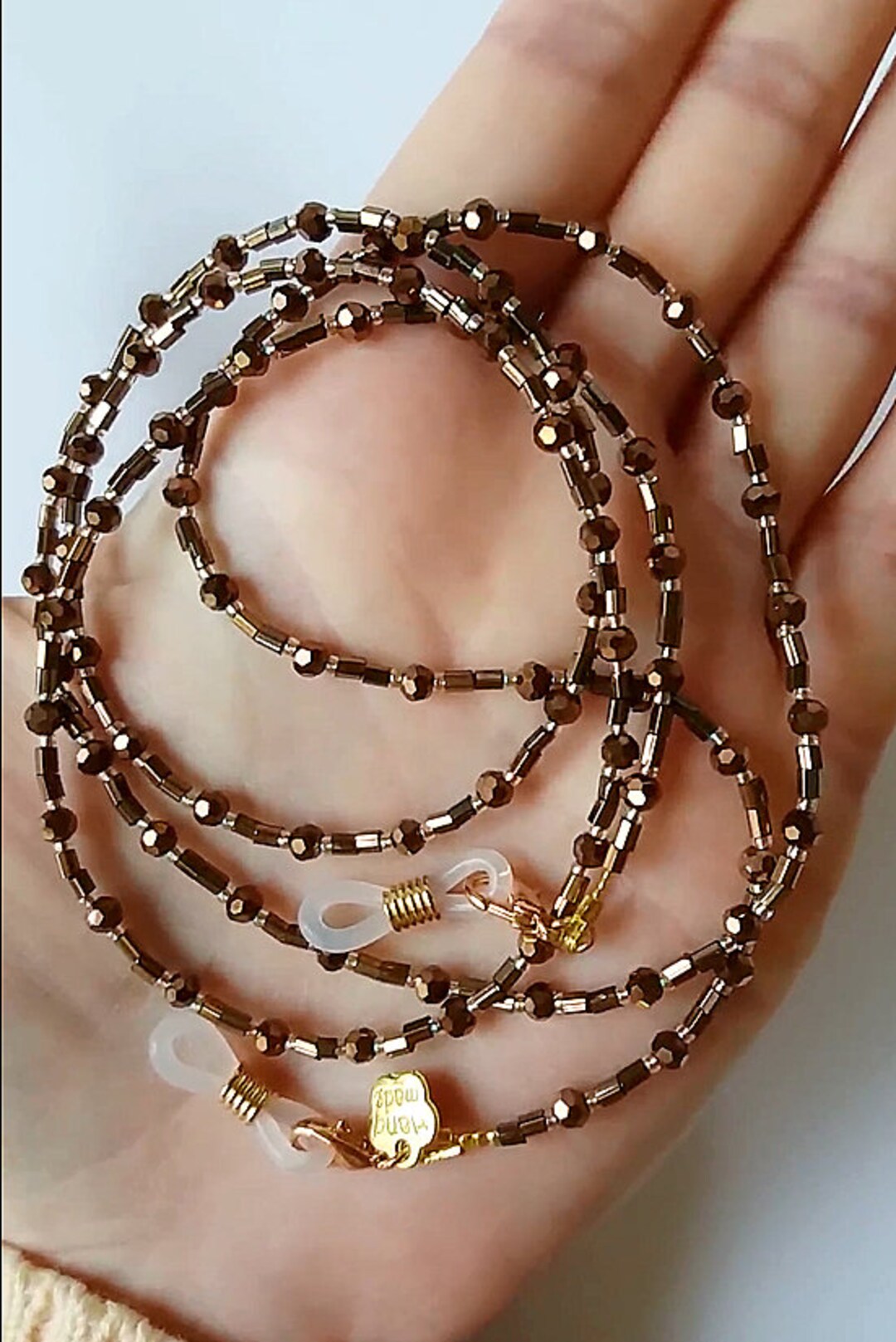 Crystal Glasses Holder, Woman Sunglasses Chain, Dainty Delicate ...