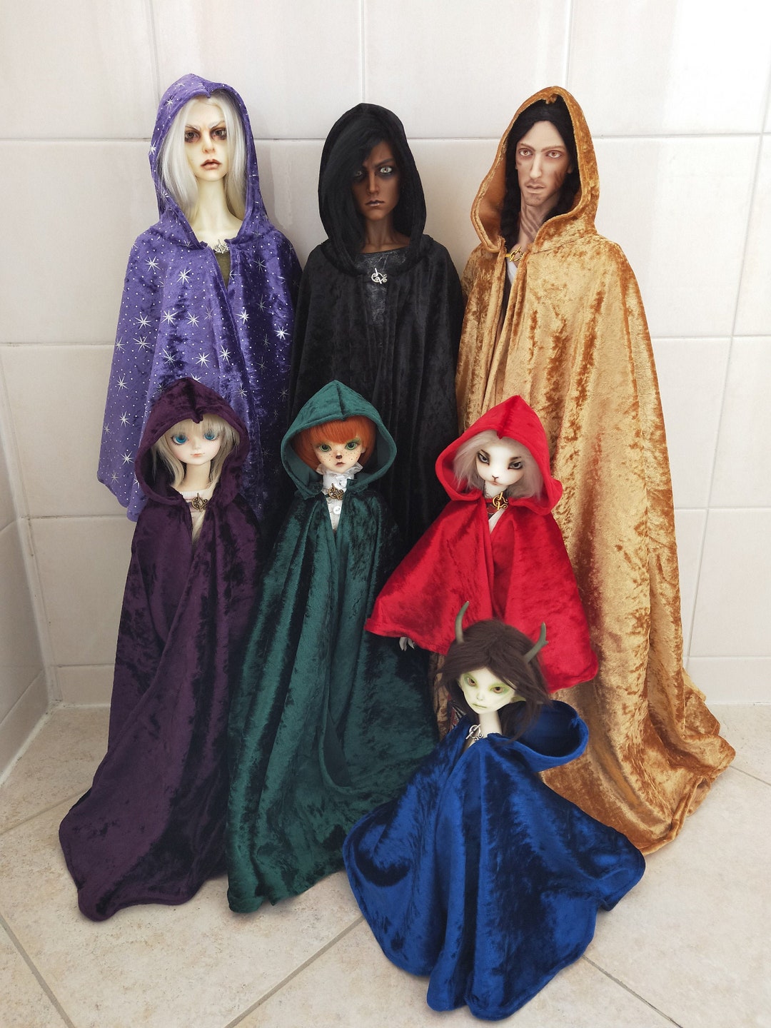 Custom Made-to-order BJD Velvet Circle Cloaks - Etsy