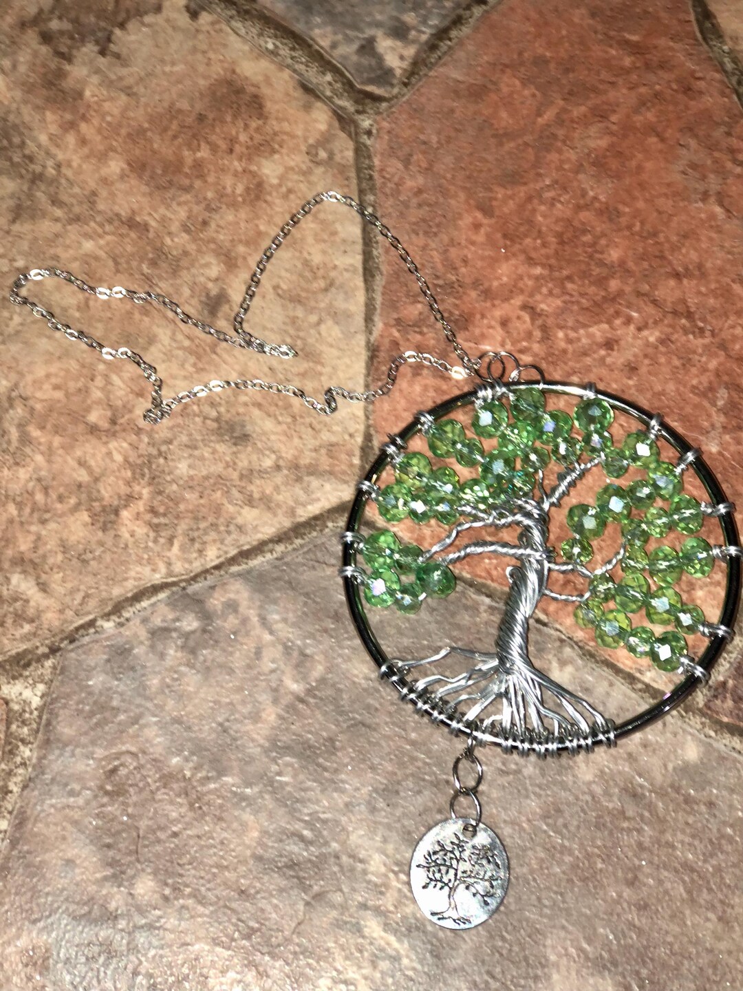 Green Tree of Life Suncatcher - Etsy