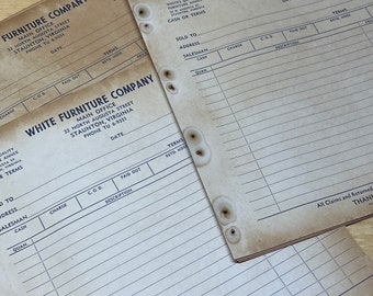 Antique Invoice - Etsy