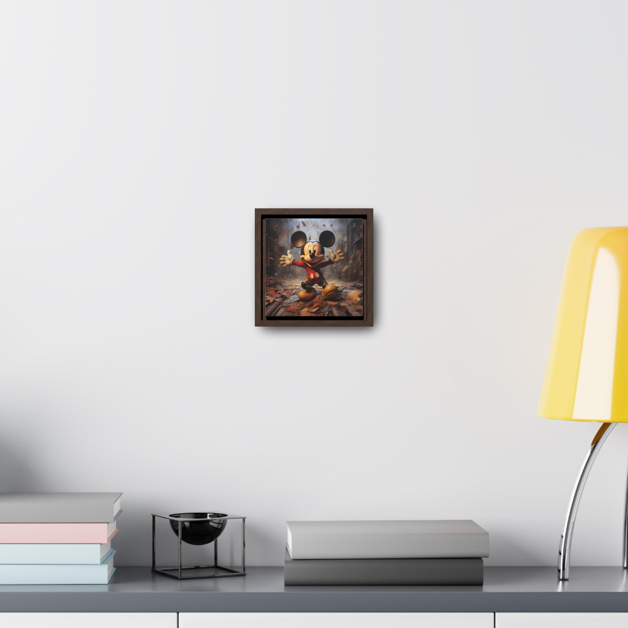 Hyper Realistic Mickey Mouse Gallery Canvas Wraps, Square Frame - Etsy
