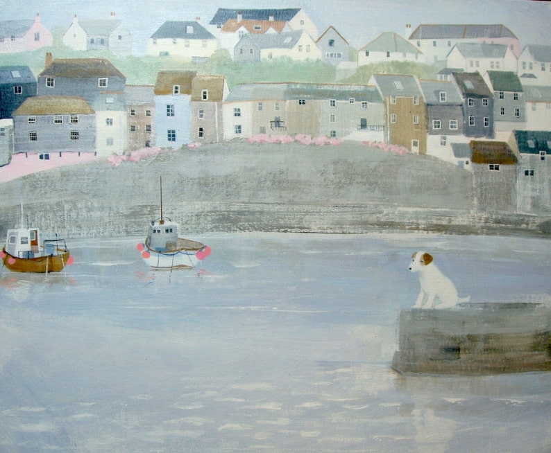 Harbour Master Dog Giclée Print – Limited Edition Seascape Art - Etsy UK