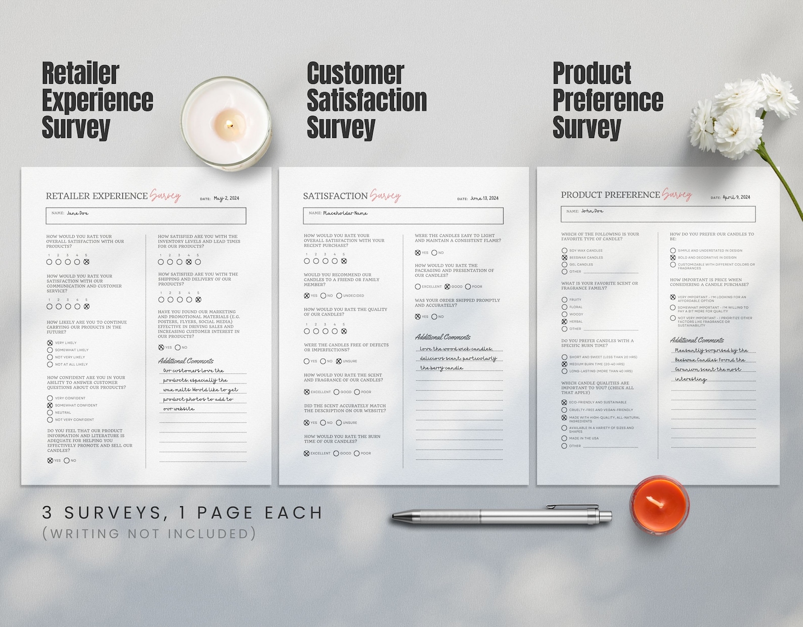 Small Business Customer Satisfaction Surveys | Candle Retailer ...