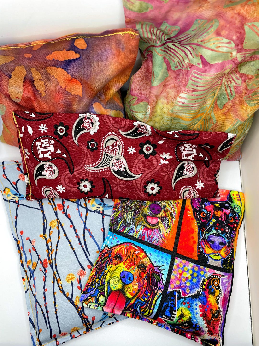 Reusable Hot / Cold Rice Therapy Packs - Microwave up to 3 Mins or ...