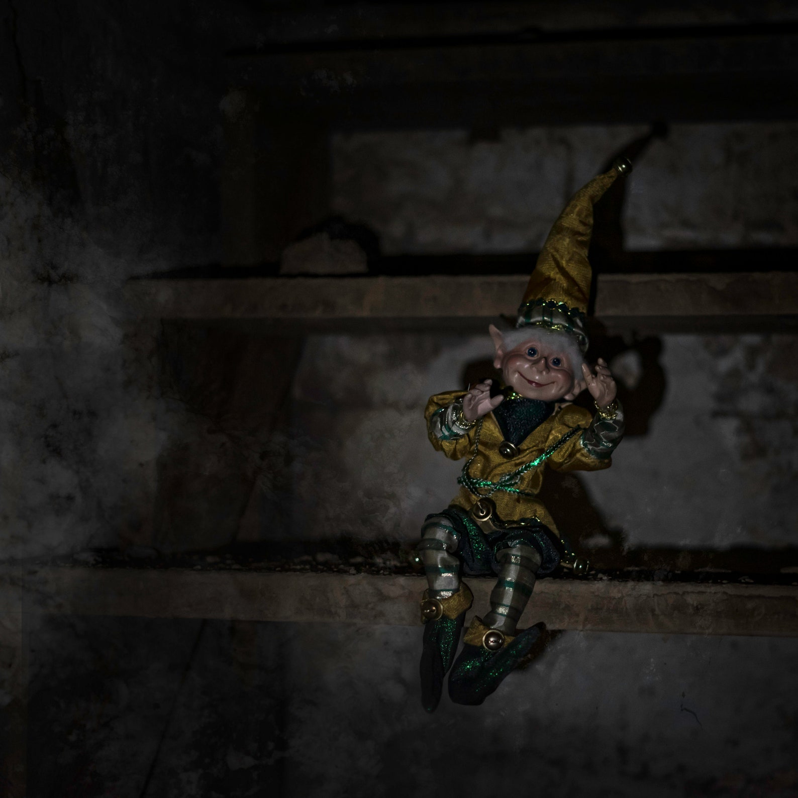 Digital Download, Creepy Elf on a Thing, Staircase, Creepy Basement ...