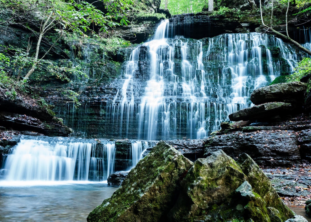 Digital Download, Waterfall, Machine Falls, Tennessee, Tennessee ...