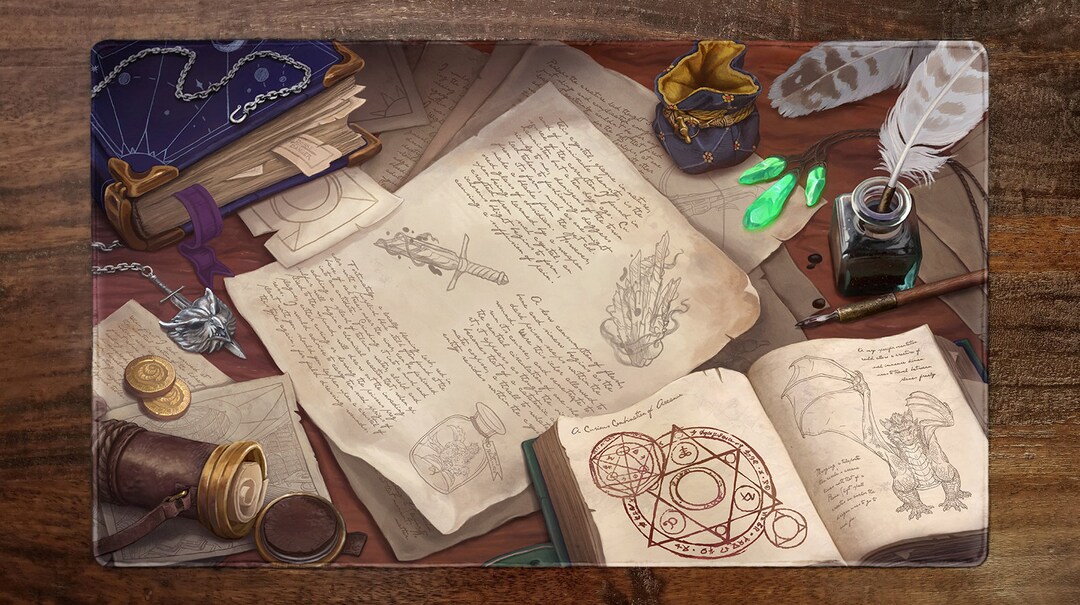 Sorcerer's Table Playmat - Etsy