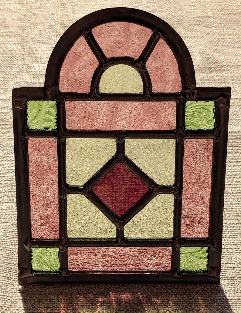 Victorian Style Miniature Stained Glass - Authentic Stained Glass ...