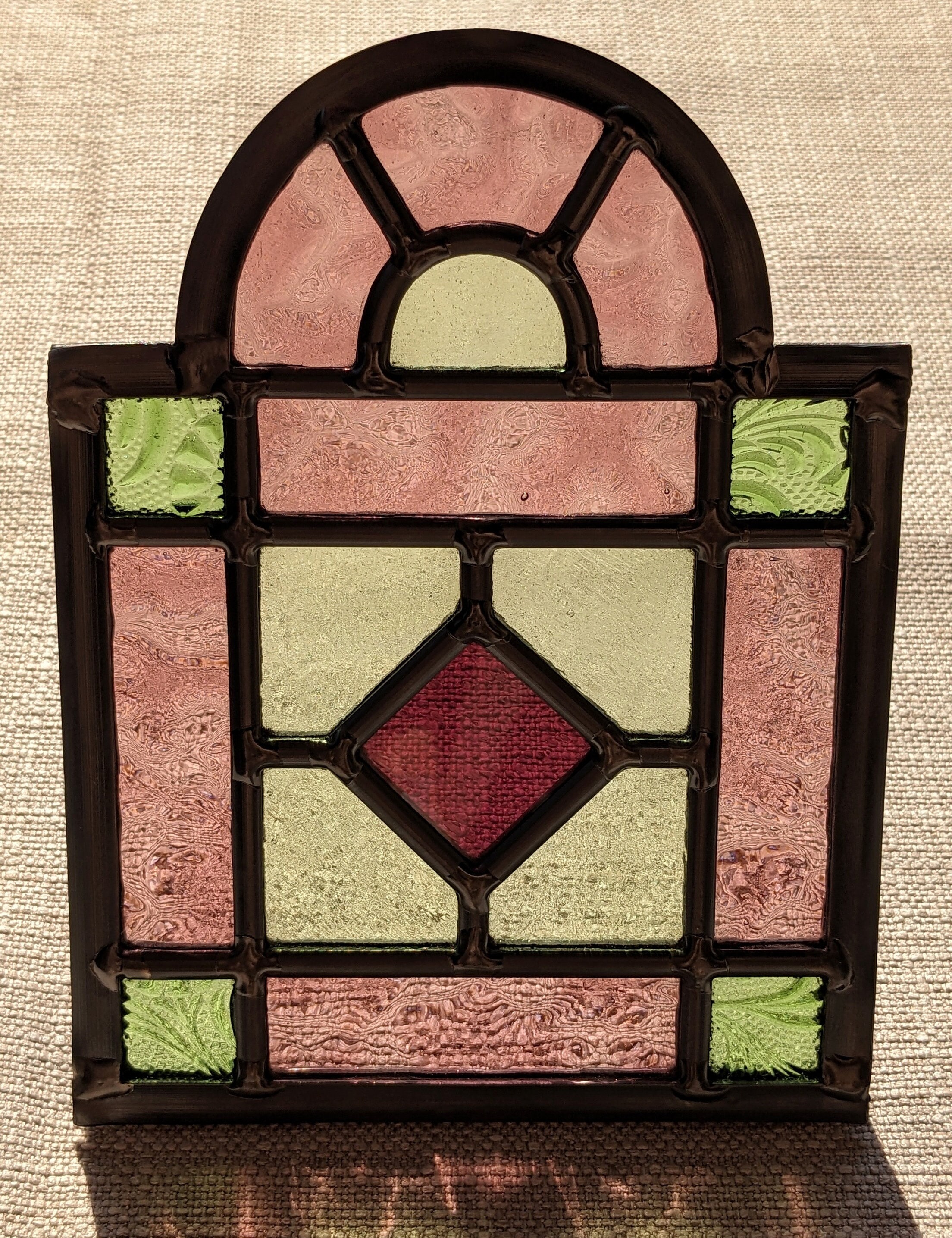 Victorian Style Miniature Stained Glass - Authentic Stained Glass ...